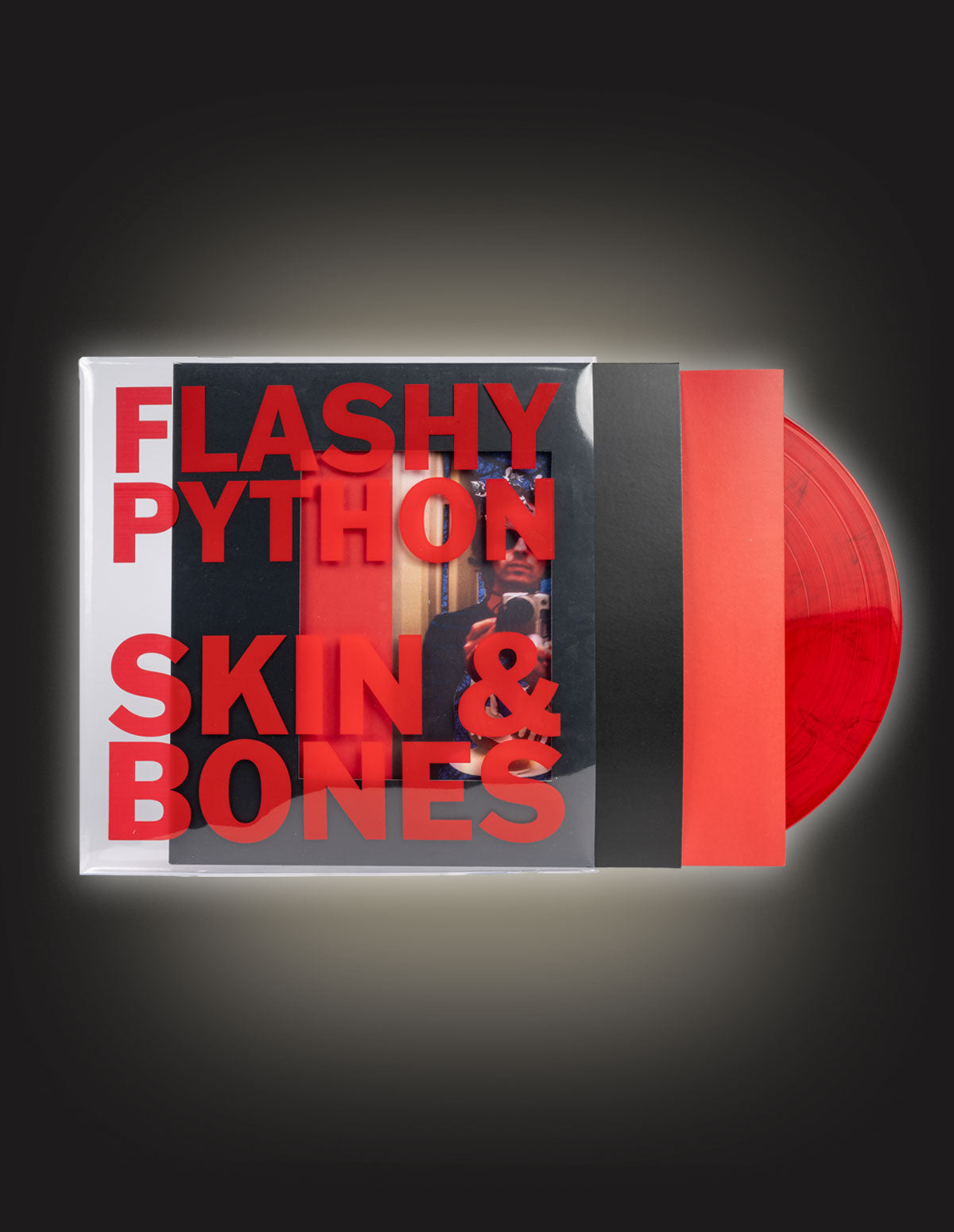 FLASHY PYTHON "Skin & Bones" Vinyl LP BLACK/ROUGE MARBLE – Lo-Fi-Merchandise