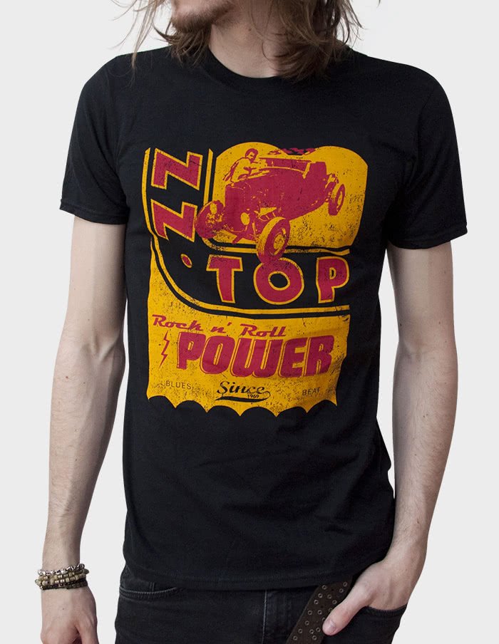 ZZ TOP "Speed Oil" T-Shirt BLACK – Lo-Fi-Merchandise