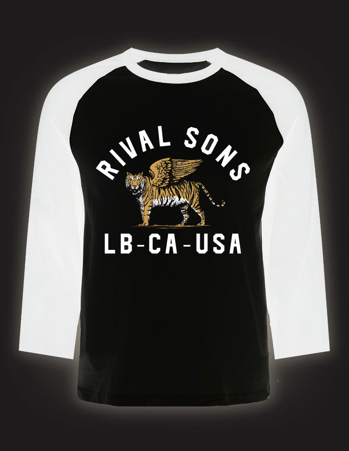 RIVAL SONS "Tiger" Long Sleeve BLACK/WHITE – Lo-Fi-Merchandise
