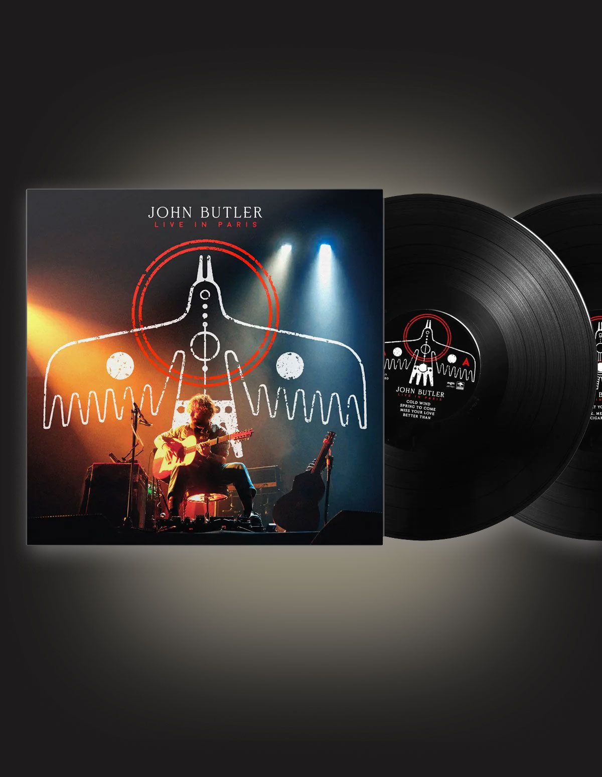 JOHN BUTLER "Live in Paris" 3xLP BLACK VINYL – Lo-Fi-Merchandise