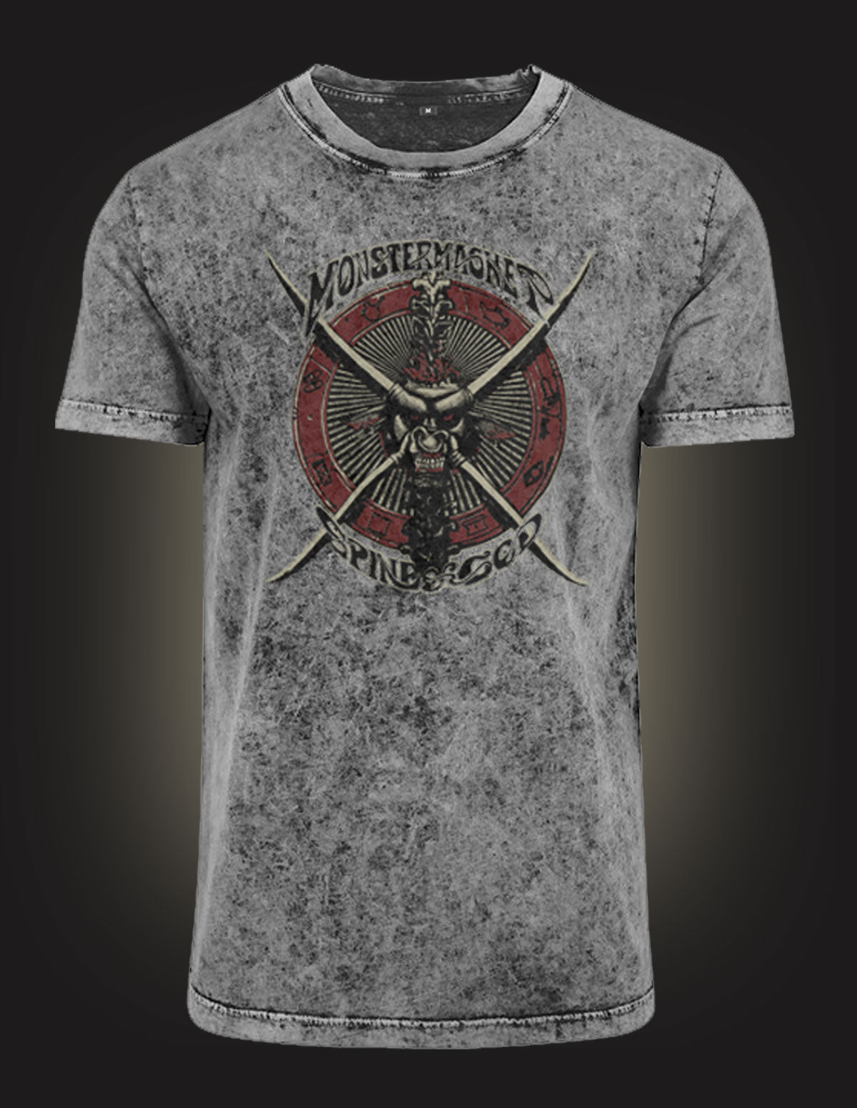 MONSTER MAGNET "Spine Of Dye" T-Shirt GREY-BLACK – Lo-Fi-Merchandise