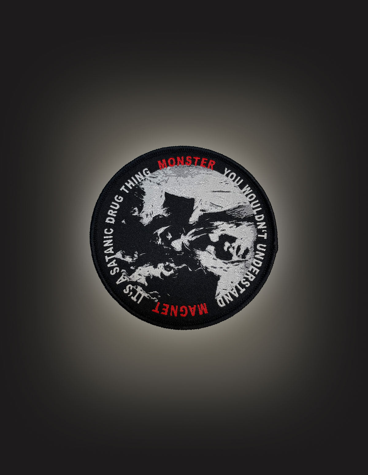 MONSTER MAGNET "Satanic Drug Thing" Patch BLACK/WHITE/RED – Lo-Fi ...