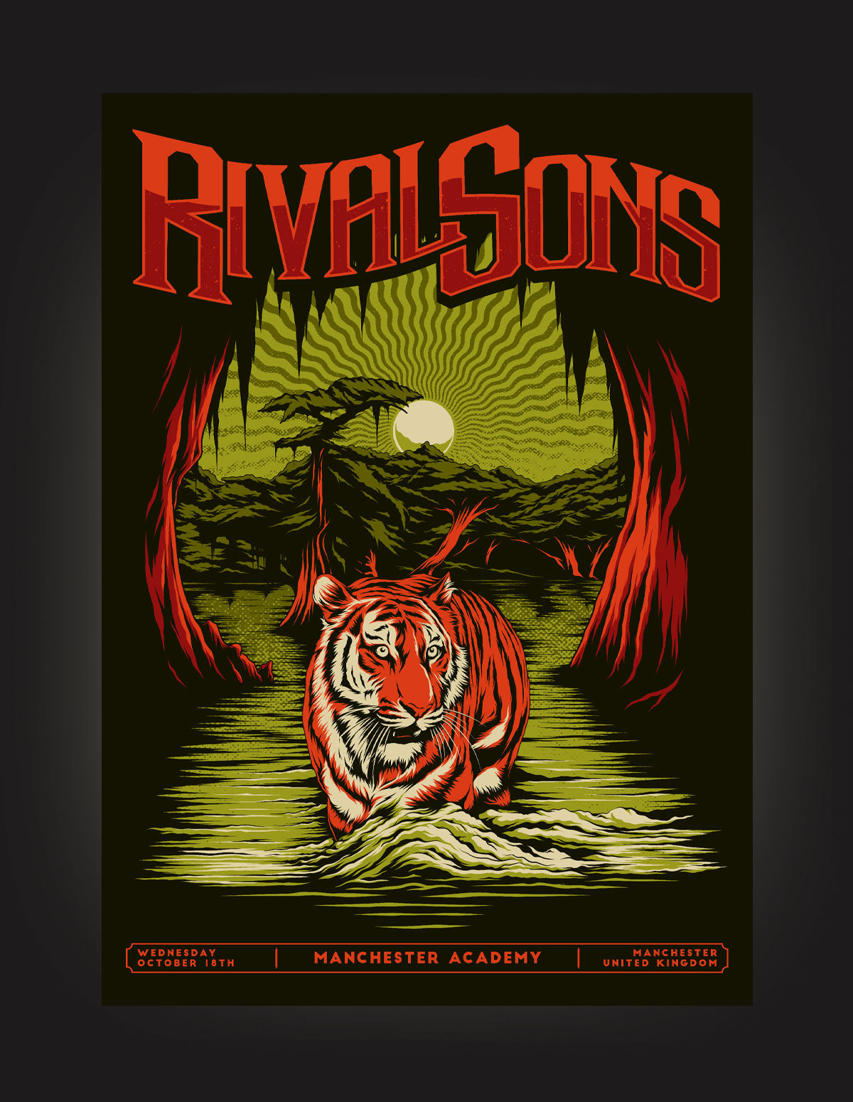 RIVAL SONS "Manchester Academy" Poster – Lo-Fi-Merchandise
