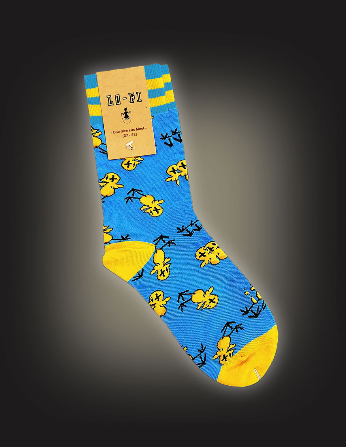 MILLENCOLIN "Bird 2024" Socks BLUE/YELLOW – Lo-Fi-Merchandise