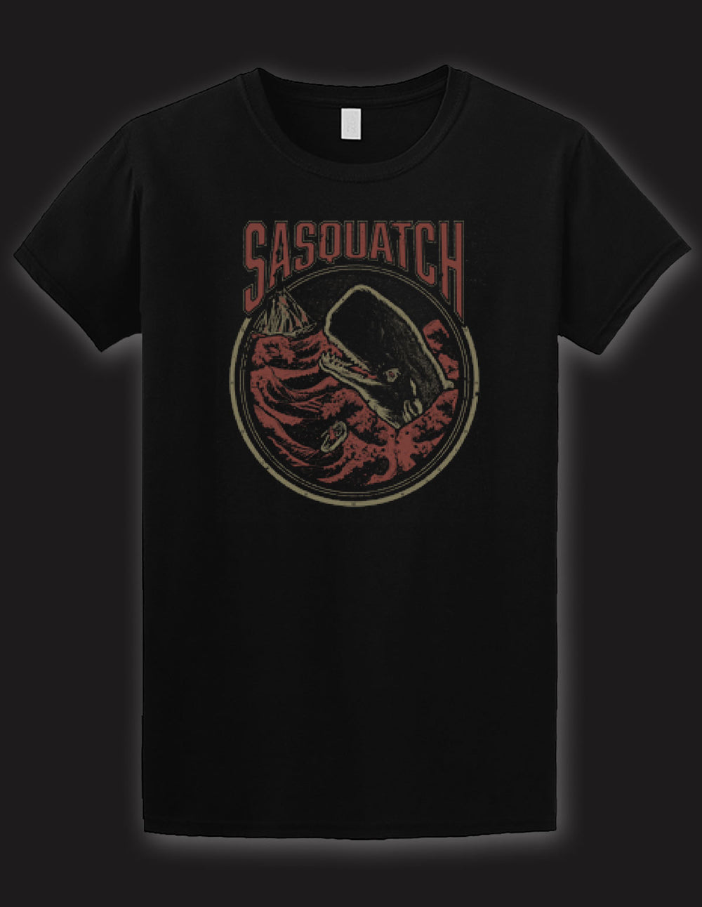 SASQUATCH "The Whale" T-Shirt BLACK – Lo-Fi-Merchandise