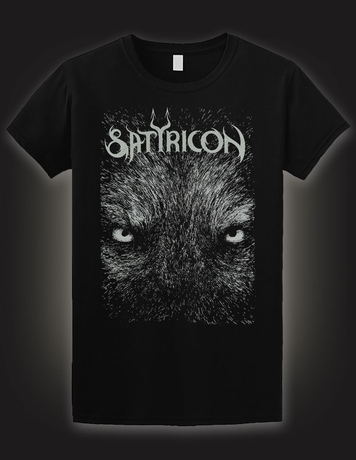 SATYRICON "Silver Wolf" T-Shirt BLACK – Lo-Fi-Merchandise