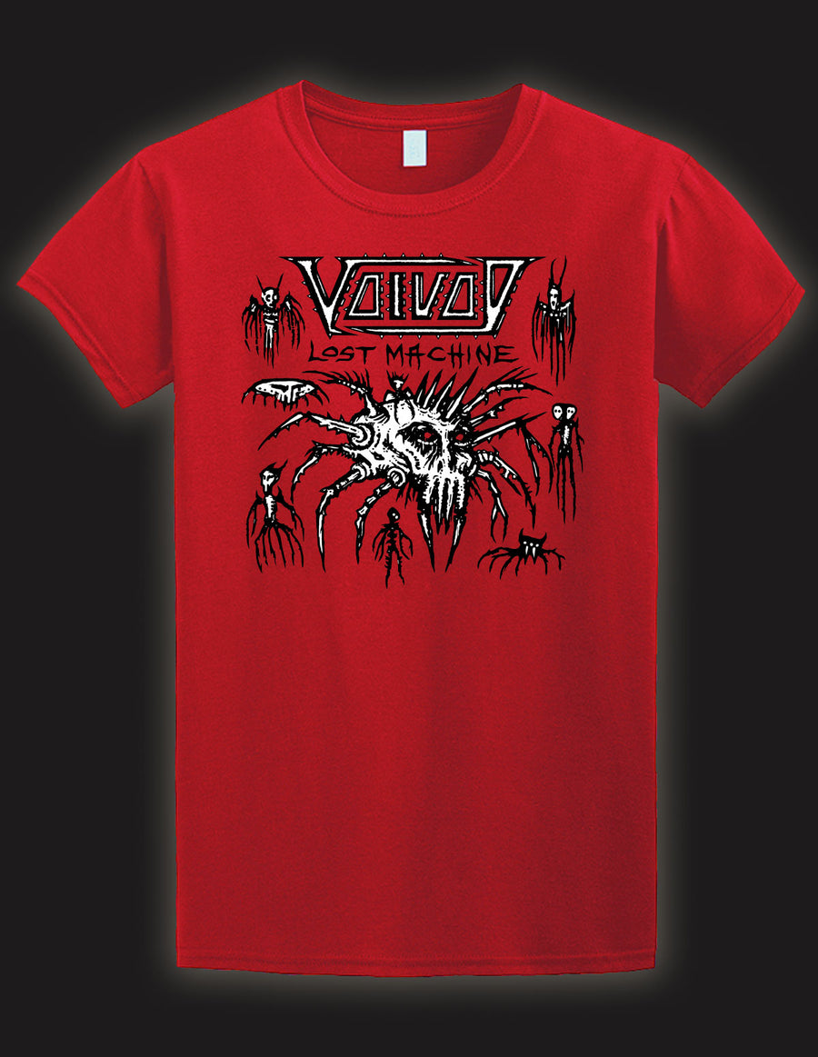 VOIVOD "Lost Machine" T-SHIRT RED – Lo-Fi-Merchandise