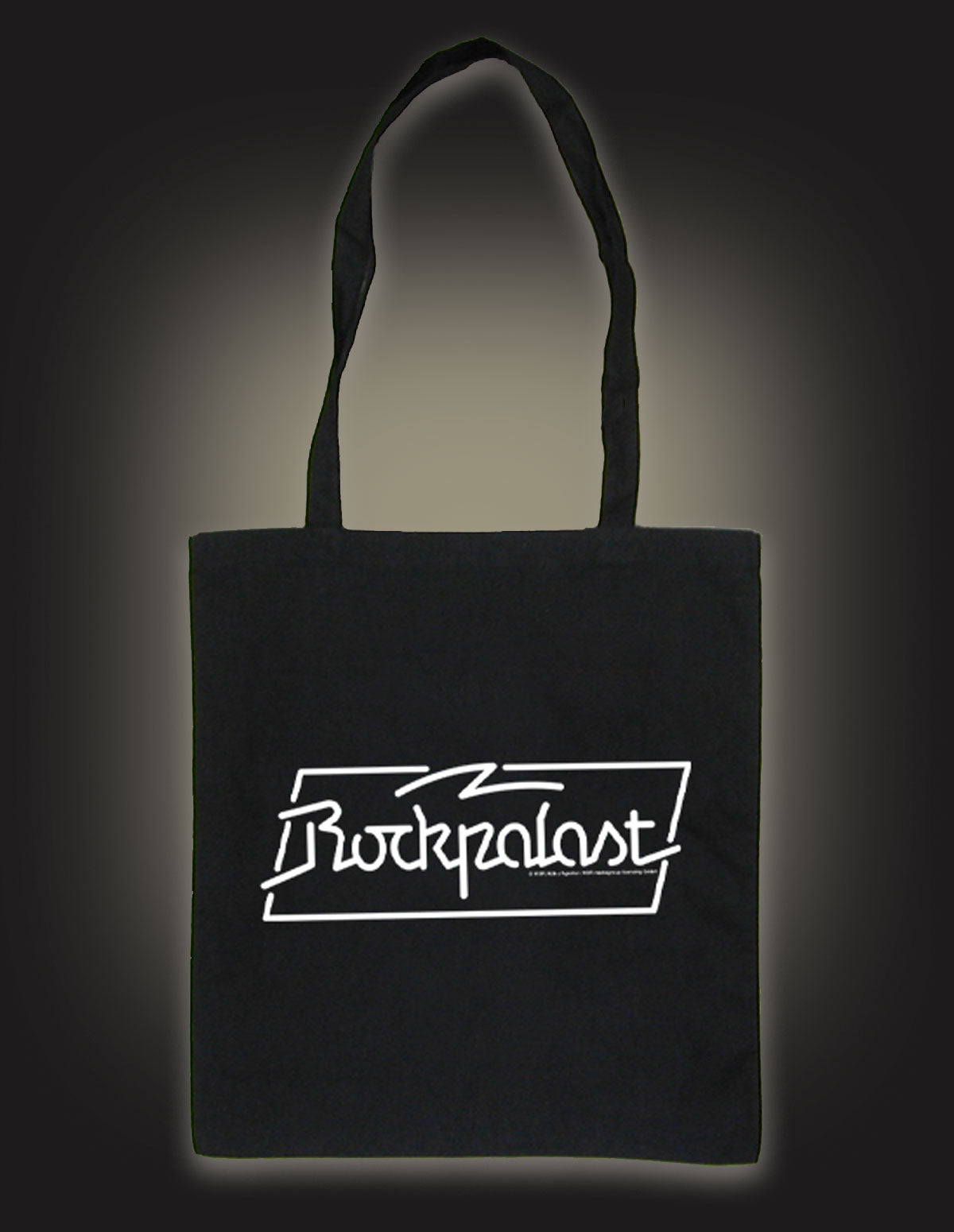 ROCKPALAST "Classic Logo Framed" Tote Bag BLACK – Lo-Fi-Merchandise