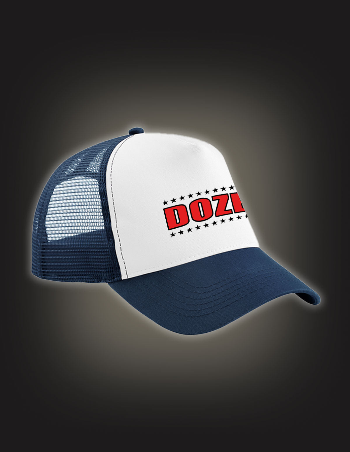 DOZER "Star Logo" Trucker Hat NAVY/WHITE – Lo-Fi-Merchandise