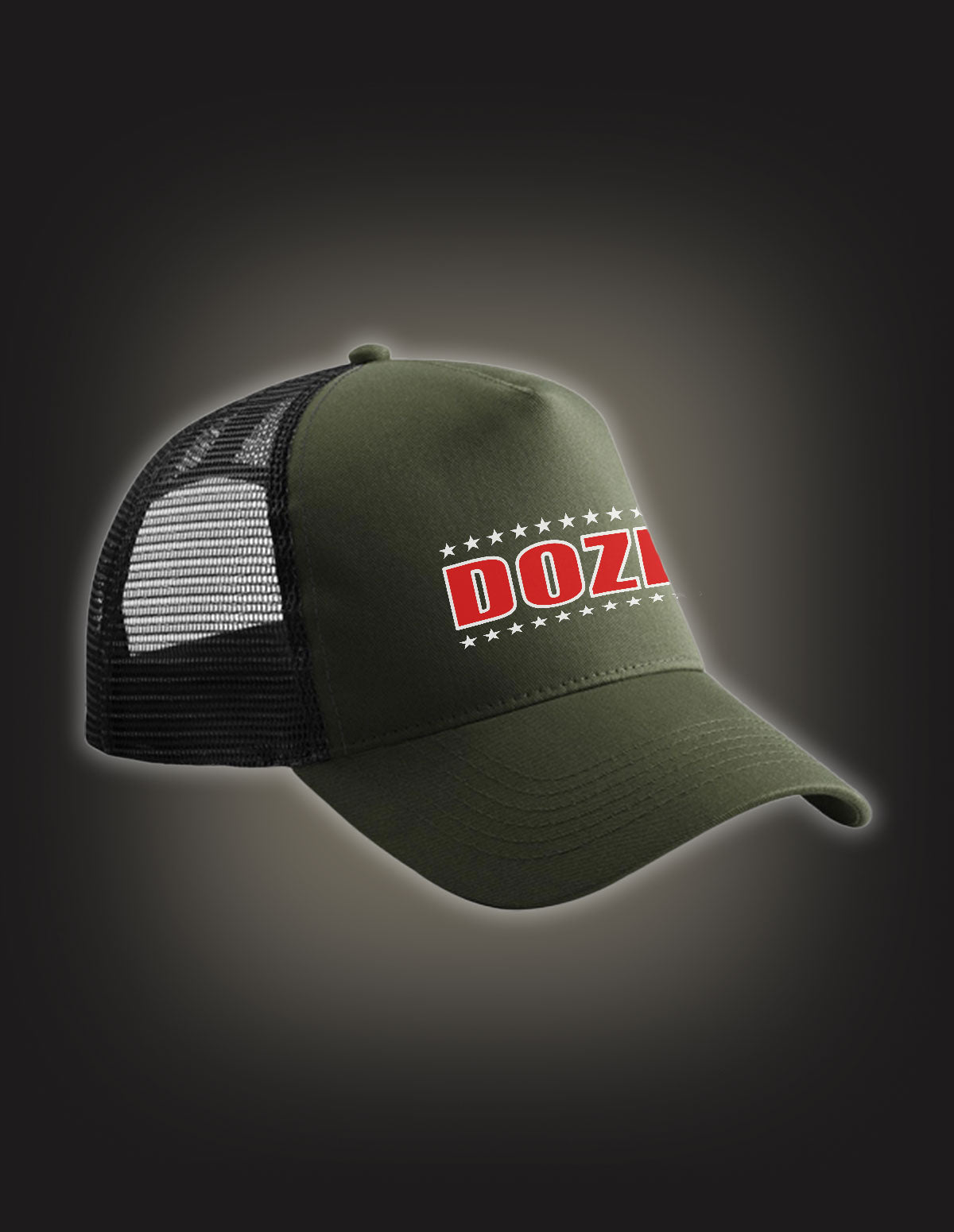 DOZER "Star Logo" Trucker Hat OLIVE/BLACK – Lo-Fi-Merchandise