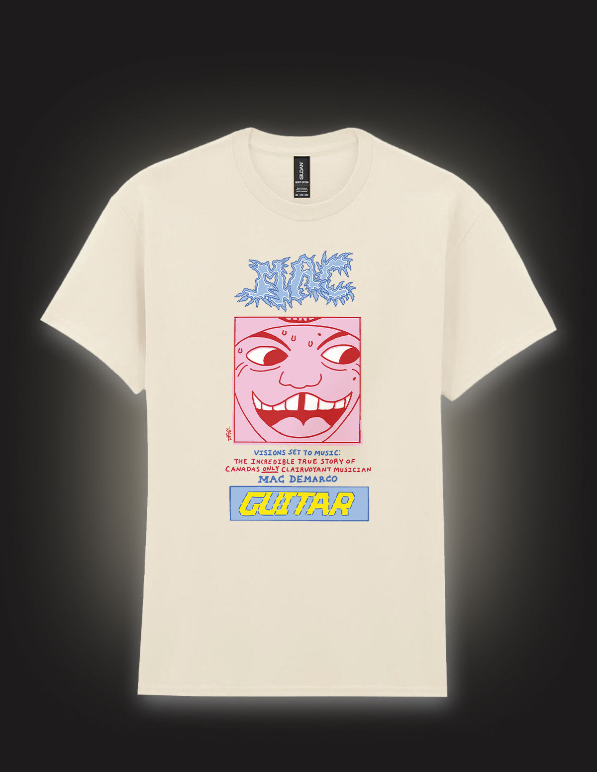 MAC DEMARCO "Guitar Tour 25" T-Shirt NATURAL – Lo-Fi-Merchandise