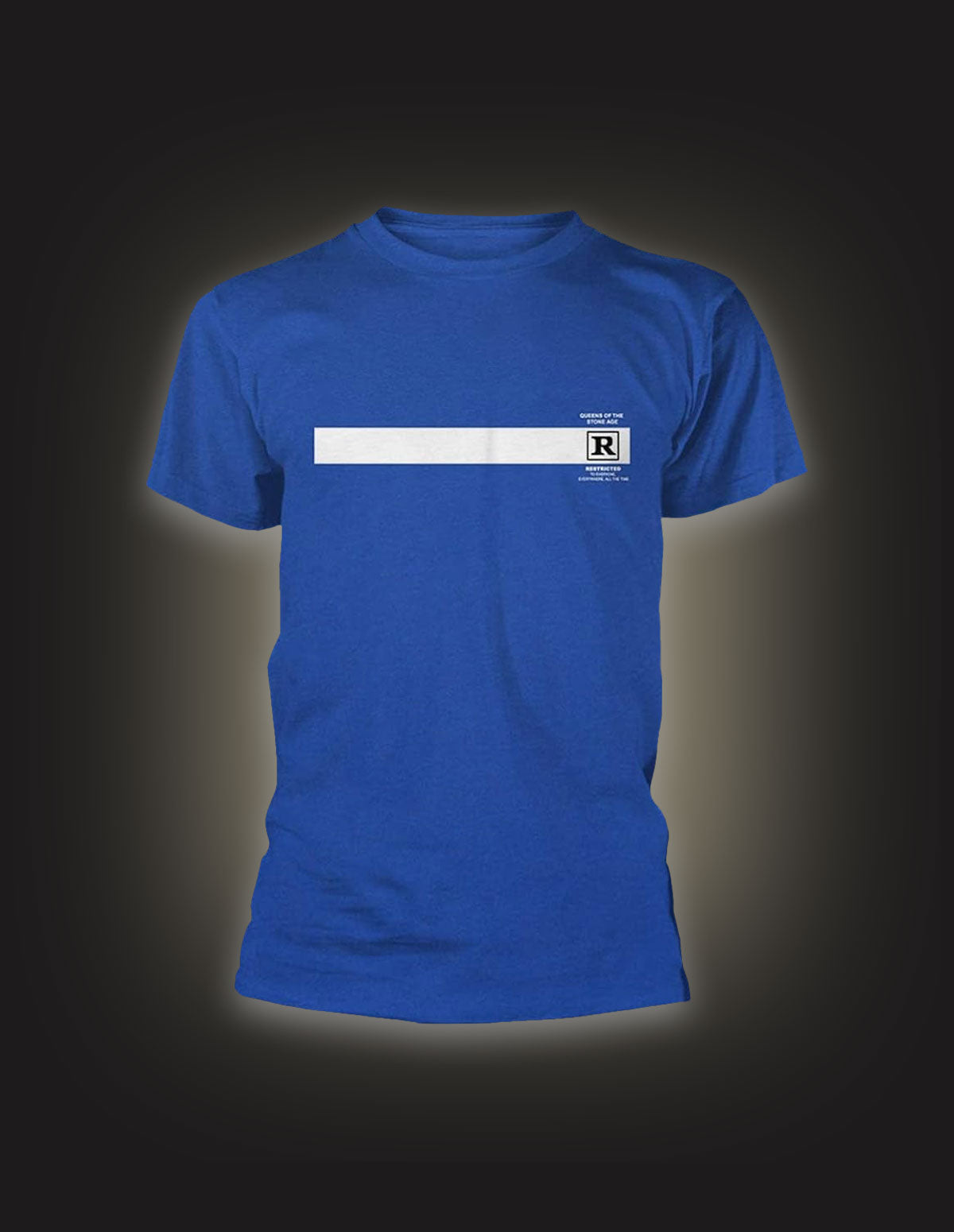 QUEENS OF THE STONE AGE "Rated R" T-Shirt BLUE – Lo-Fi-Merchandise