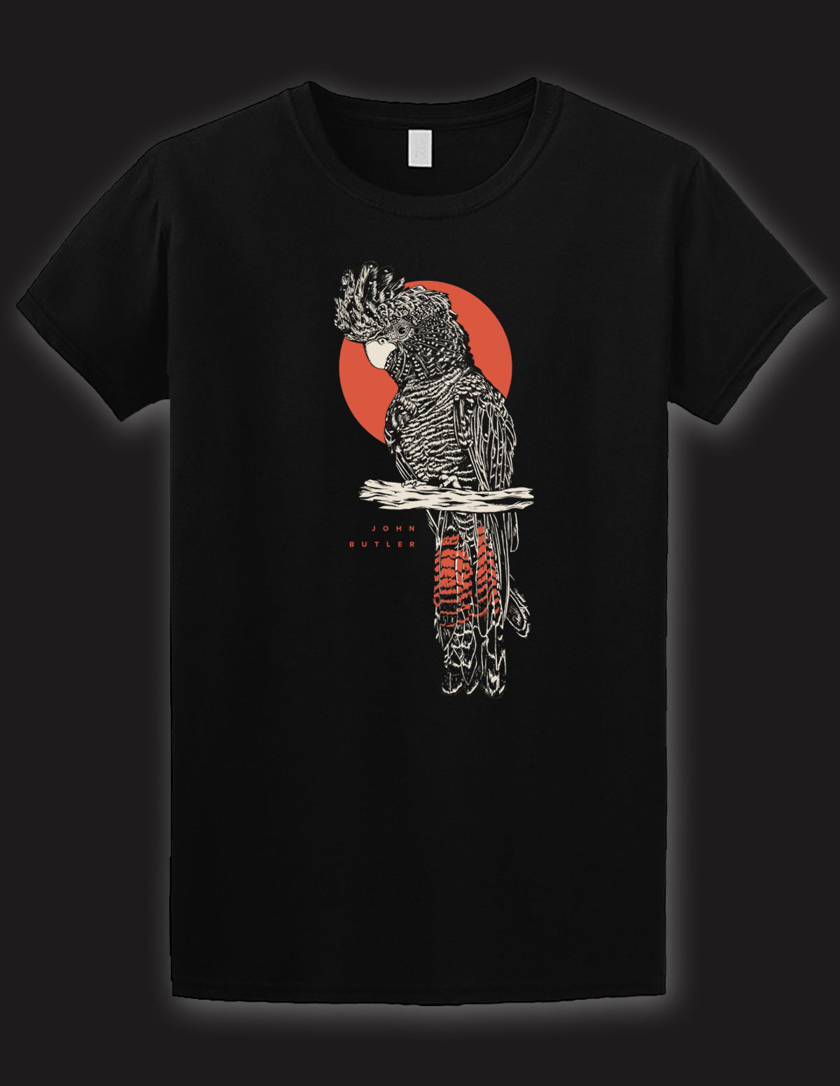 JOHN BUTLER "Cockatoo" T-Shirt BLACK – Lo-Fi-Merchandise