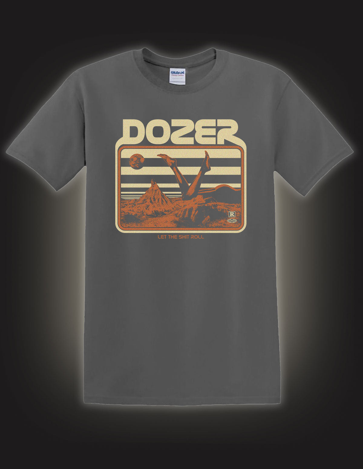 DOZER "Let The Shit Roll" T-Shirt CHARCOAL – Lo-Fi-Merchandise