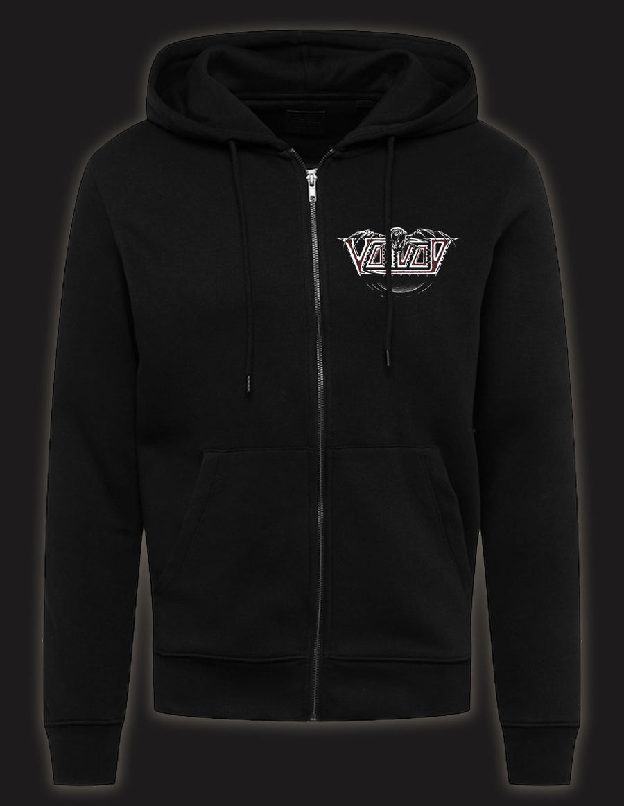 VOIVOD "Logo 23" Zip Hooded Sweatshirt BLACK – Lo-Fi-Merchandise