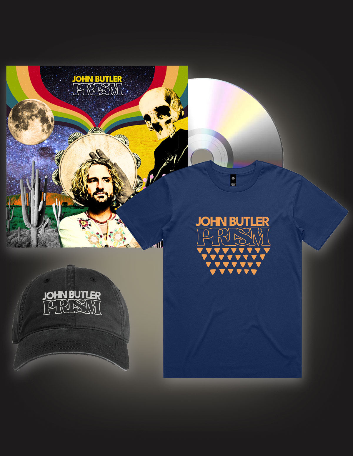 John Butler - Prism CD+TS+DC Bundle – Lo-Fi-Merchandise