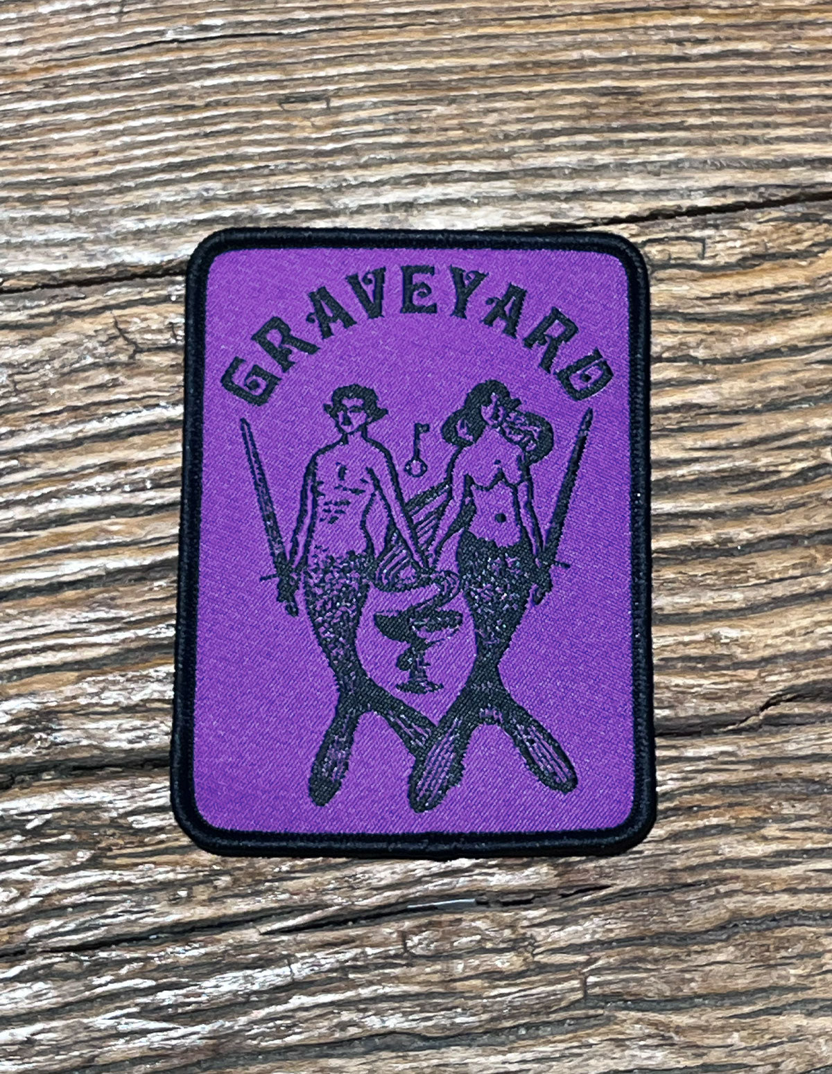 GRAVEYARD "Mermaid Patch" PURPLE/BLACK – Lo-Fi-Merchandise