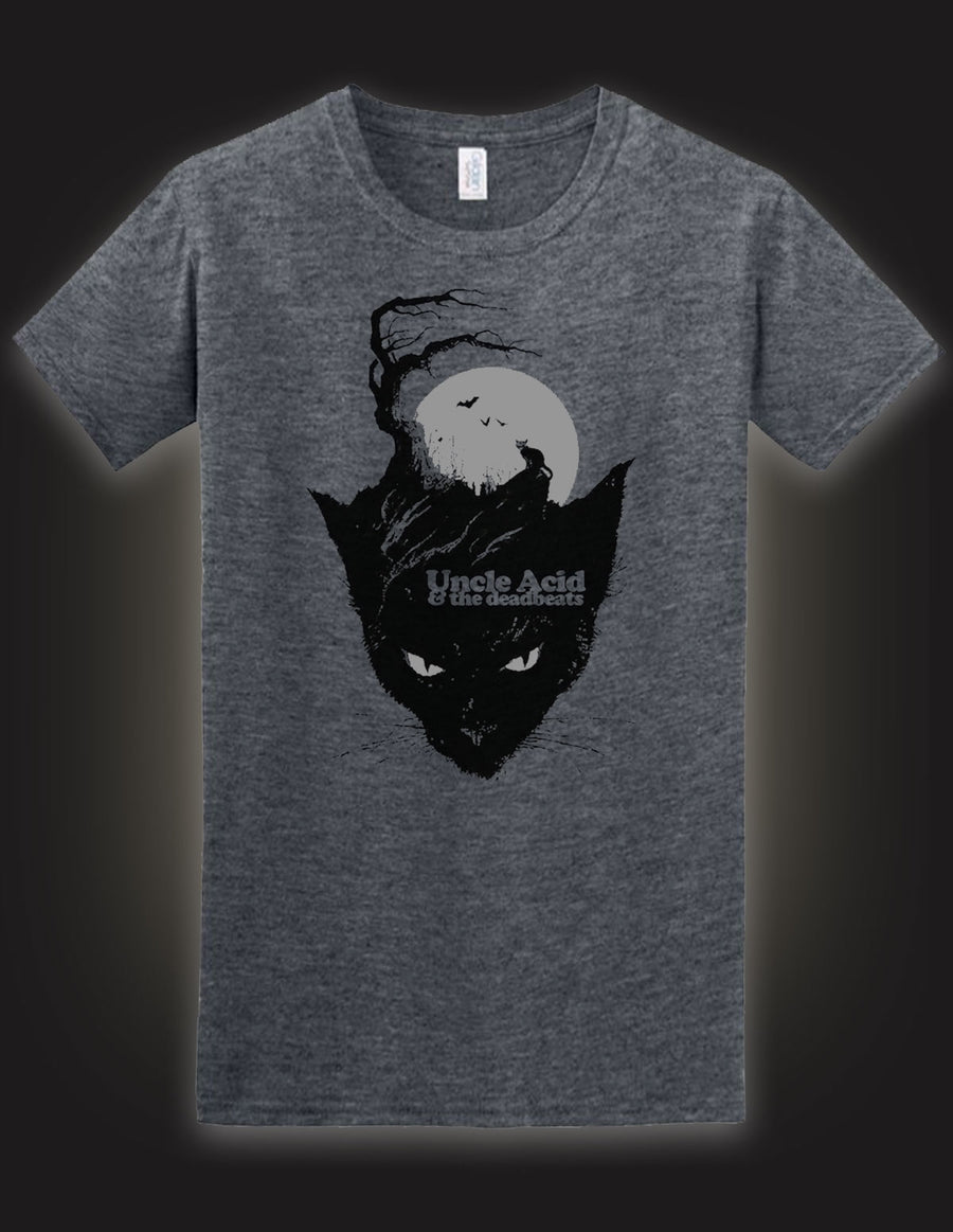 UNCLE ACID & THE DEADBEATS "Lucifer Sam" T-Shirt TWEED GREY – Lo-Fi-Merchandise