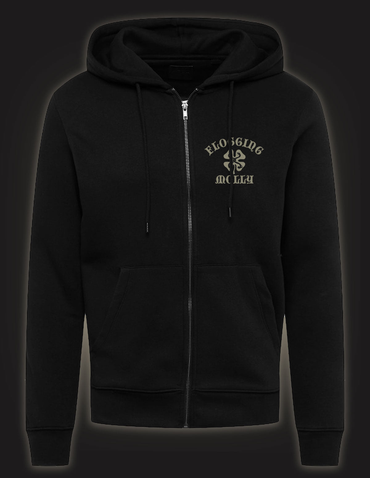 FLOGGING MOLLY "Split" Zip Hoodie BLACK – Lo-Fi-Merchandise