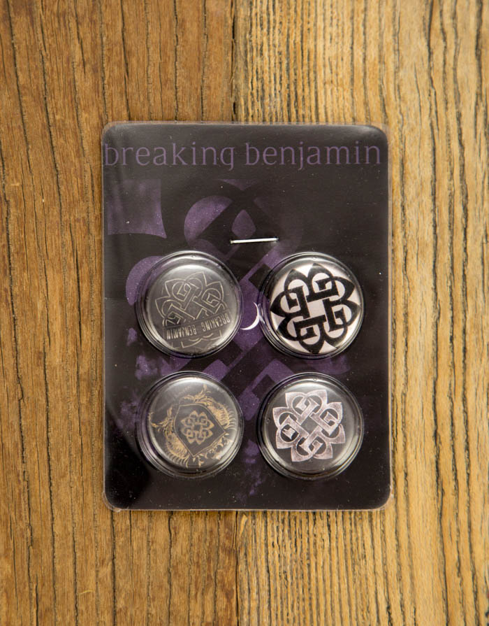 BREAKING BENJAMIN "4 Buttons" Buttons Set – Lo-Fi-Merchandise