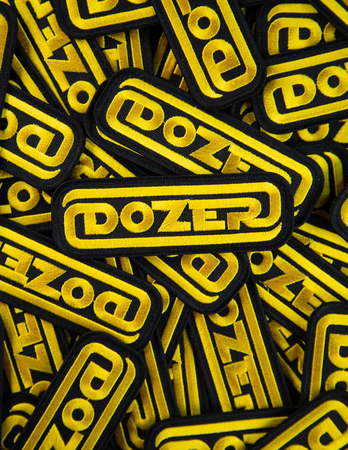 DOZER "Logo" Patch BLACK – Lo-Fi-Merchandise