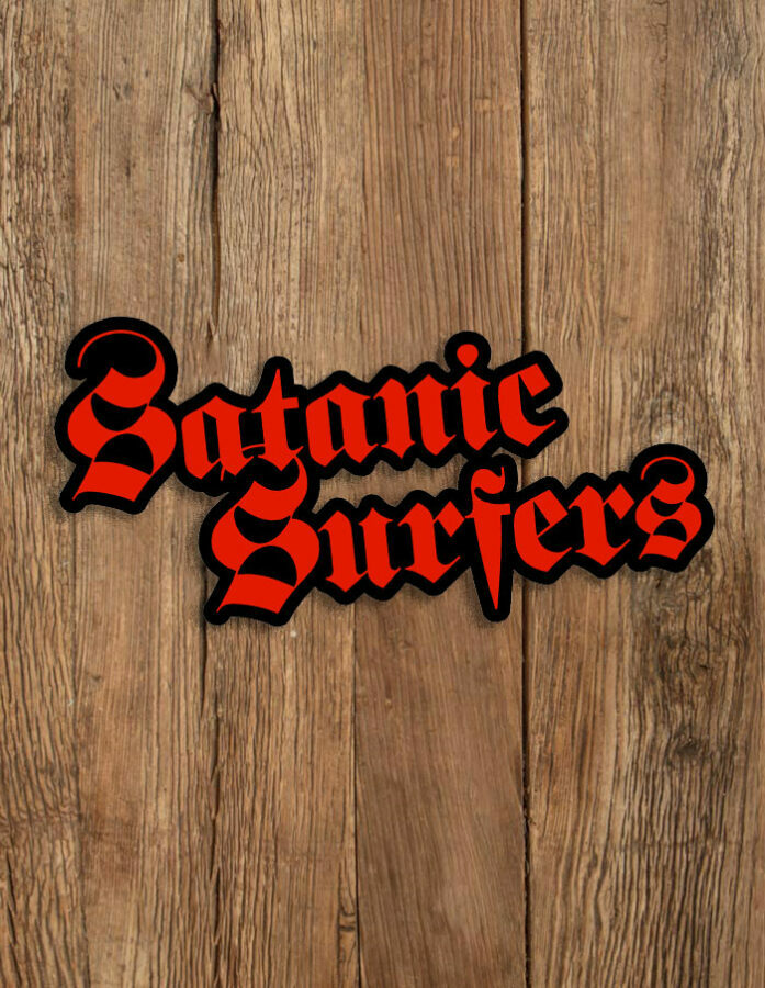 SATANIC SURFERS "Satanic Logo" Cut Out Patch – Lo-Fi-Merchandise