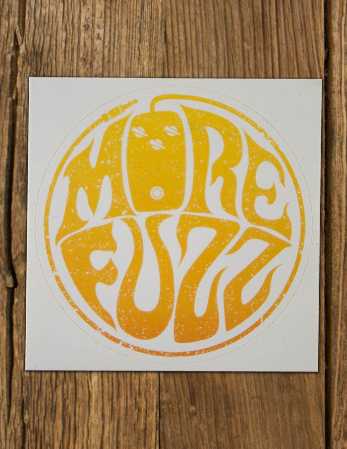 MORE FUZZ! "Logo" Sticker – Lo-Fi-Merchandise