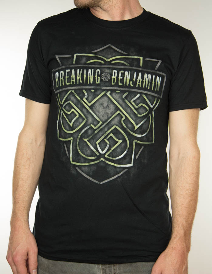 BREAKING BENJAMIN "Shield Tour" T-Shirt BLACK – Lo-Fi-Merchandise