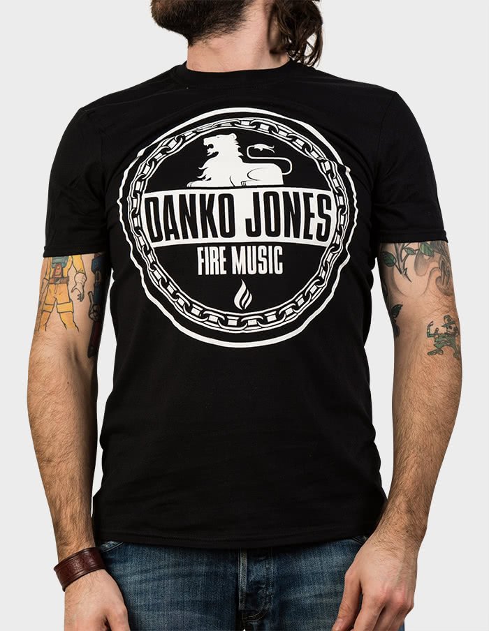 DANKO JONES "Lion" T-Shirt BLACK – Lo-Fi-Merchandise