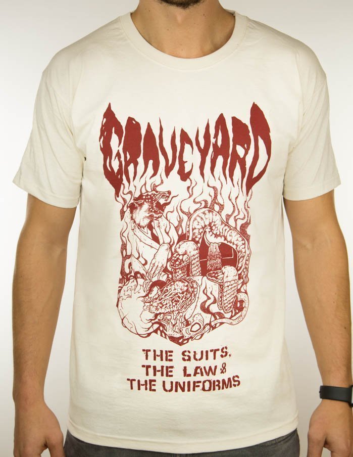 GRAVEYARD "GoliathSuit" T-Shirt NATURE – Lo-Fi-Merchandise