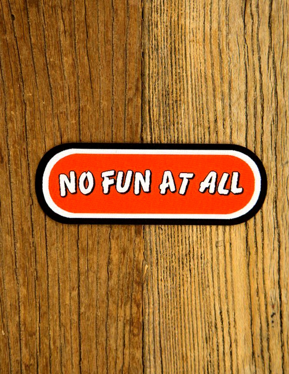 NO FUN AT ALL "Classic Logo" Patch – Lo-Fi-Merchandise